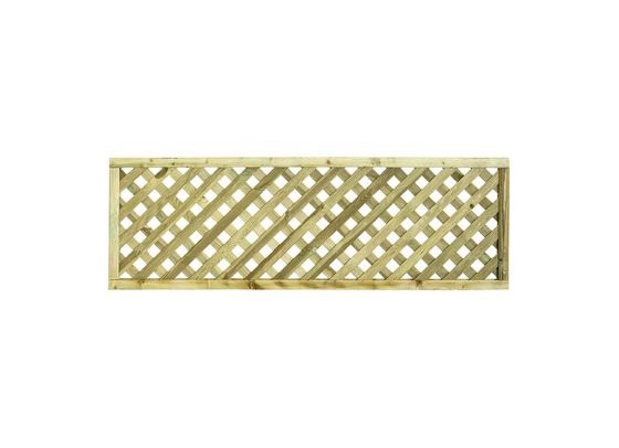 Grange Elite Square Top Trellis Fence 1800 x 600mm ELTSQL2